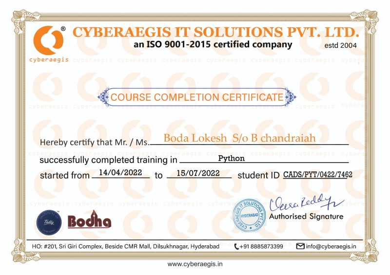 Boda Lokesh on LinkedIn: #python Boda Lokesh on LinkedIn: #python