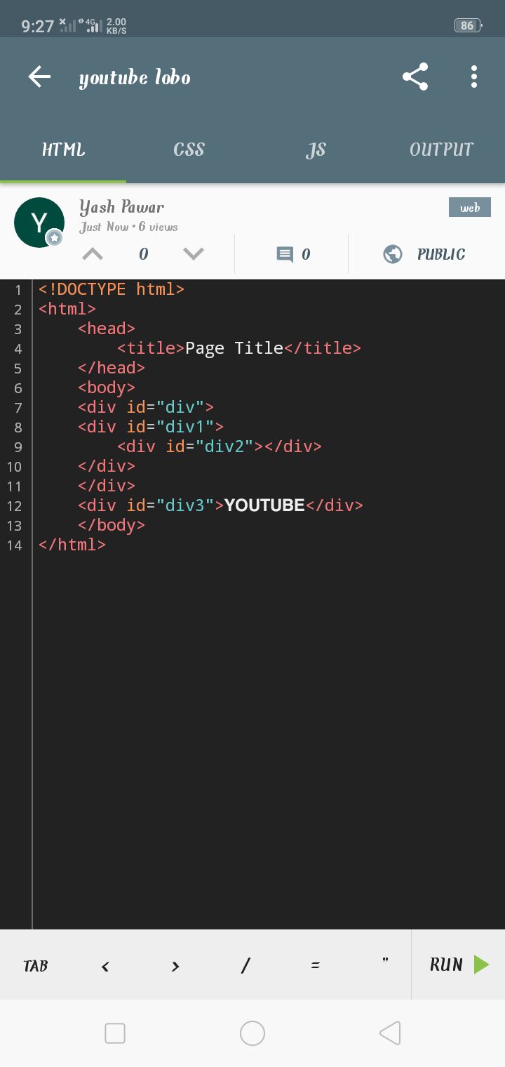 Yash Pawar on LinkedIn: #youtube #html #css Yash Pawar on LinkedIn: #youtube #html #css