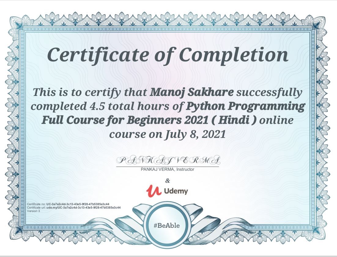 #python #learning #coding | Manoj Sakhare #python #learning #coding | Manoj Sakhare