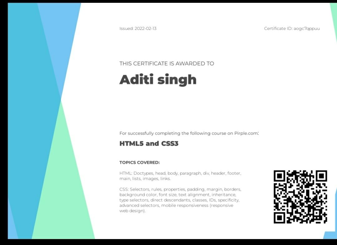 Aditi Singh on LinkedIn: HTML5 and CSS3 Aditi Singh on LinkedIn: HTML5 and CSS3