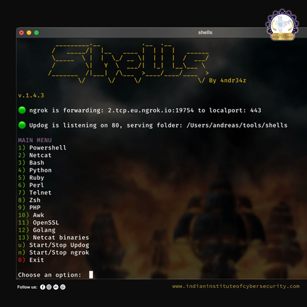 Indian Institute of Cyber Security on LinkedIn: Shells:-- Little Script ... Indian Institute of Cyber Security on LinkedIn: Shells:-- Little Script ...