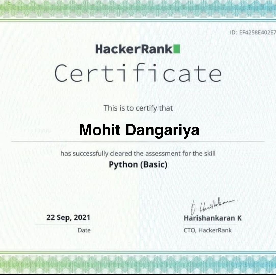 Mohit Dangariya on LinkedIn: #programming #coding Mohit Dangariya on LinkedIn: #programming #coding