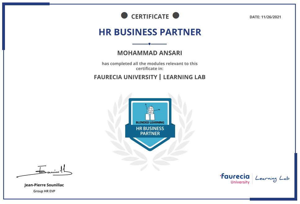 Mohammad Akbar Ansari on LinkedIn: Great learning experience!! Mohammad Akbar Ansari on LinkedIn: Great learning experience!!