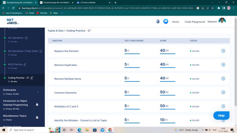 Mahesh Pamarthi on LinkedIn: #day41 #ccbp #nxtwave #phython # ... Mahesh Pamarthi on LinkedIn: #day41 #ccbp #nxtwave #phython # ...