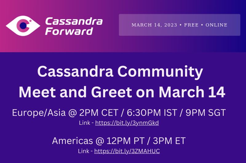 Melissa Logan on LinkedIn: #apachecassandra #nosql #cassandraforward # ... Melissa Logan on LinkedIn: #apachecassandra #nosql #cassandraforward # ...