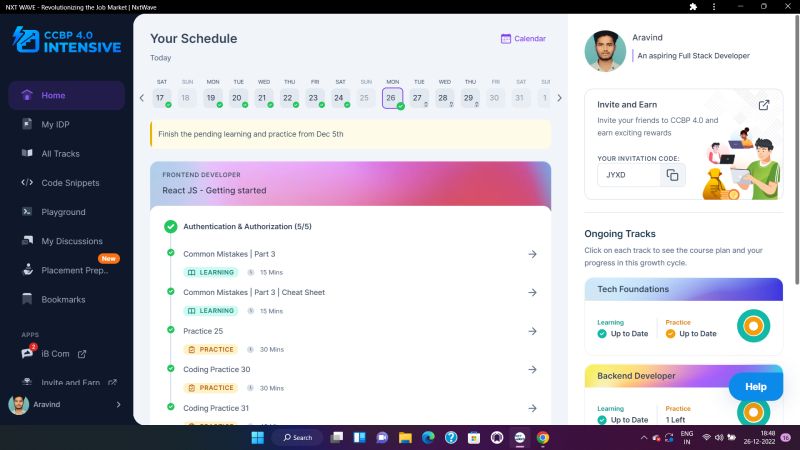 Aravind Arumugam on LinkedIn: #ccbp #nxtwave #rahulattuluri #ccbpian # ... Aravind Arumugam on LinkedIn: #ccbp #nxtwave #rahulattuluri #ccbpian # ...