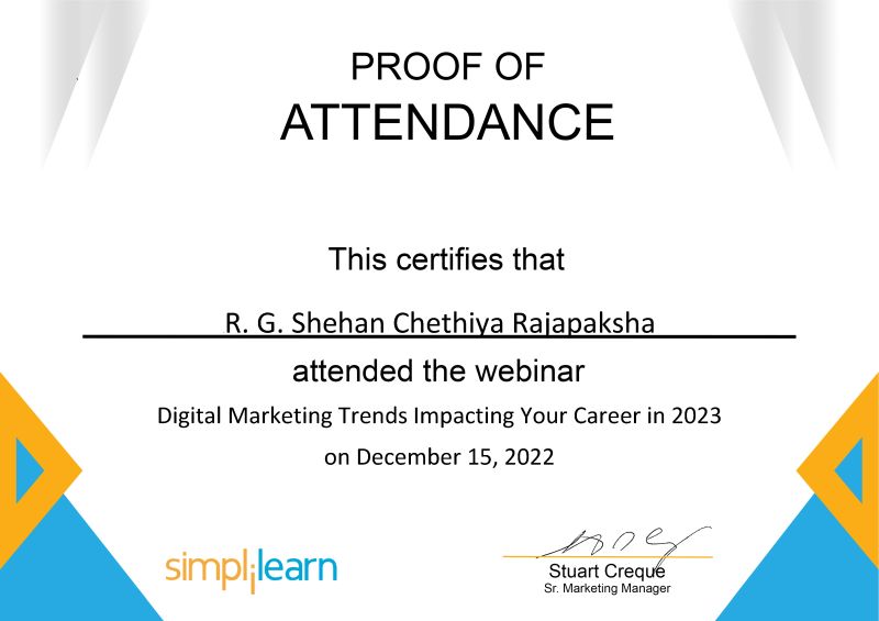 #digitalmarketing #career #webinar #simplilearn #skillup | Shehan ... #digitalmarketing #career #webinar #simplilearn #skillup | Shehan ...