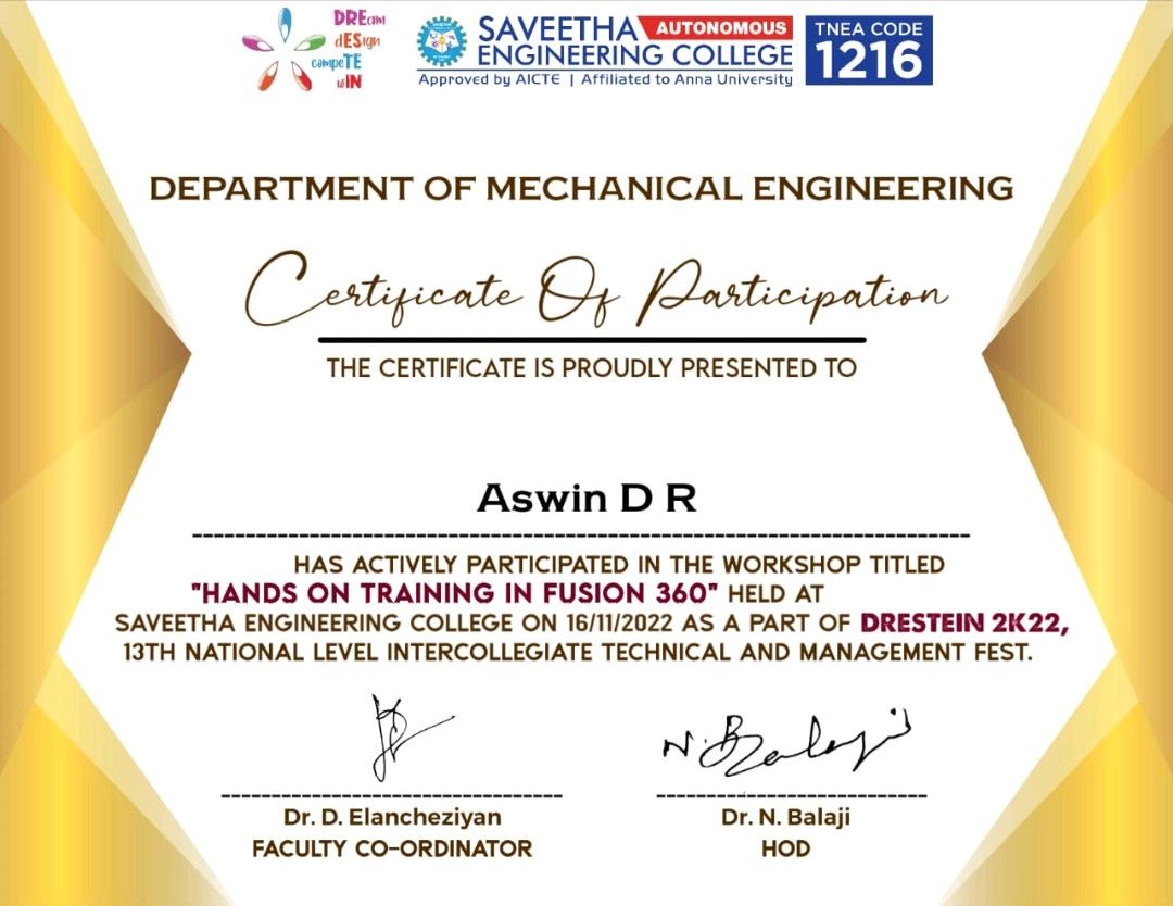 Aswin D R on LinkedIn: Hello everyone, I have successfully completed ... Aswin D R on LinkedIn: Hello everyone, I have successfully completed ...