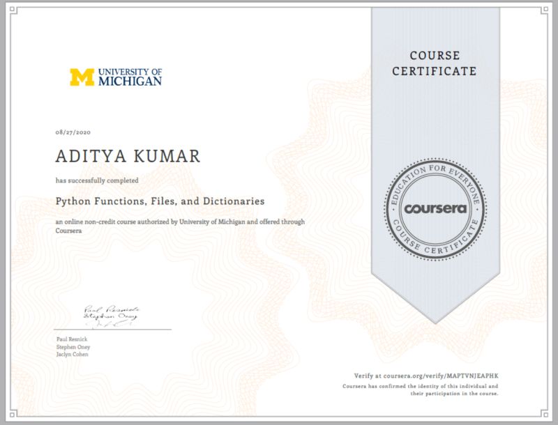 Aditya Kumar on LinkedIn: #pythonprogramming Aditya Kumar on LinkedIn: #pythonprogramming