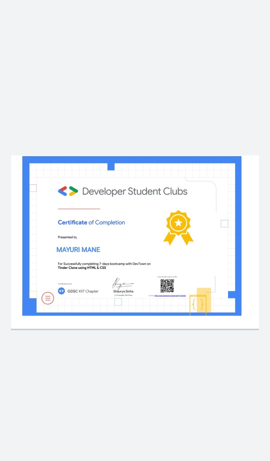 Mayuri Mane on LinkedIn: #devtown #html #css #google #microsoft Mayuri Mane on LinkedIn: #devtown #html #css #google #microsoft