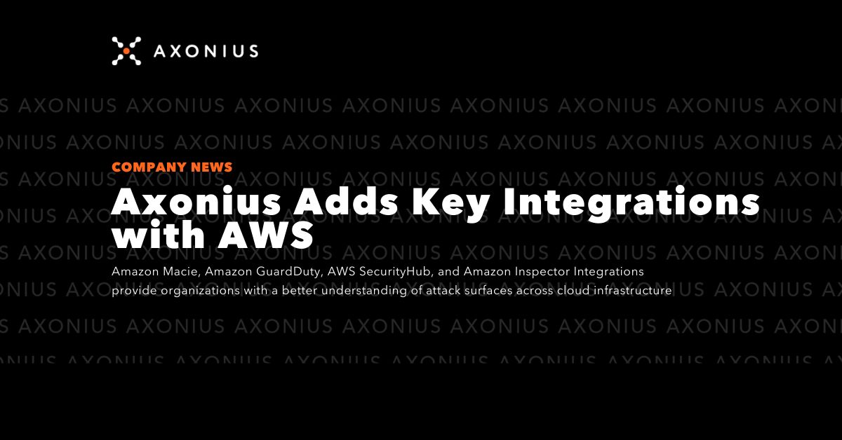 Today, we announced three new integrations with Amazon Web Services ... Today, we announced three new integrations with Amazon Web Services ...