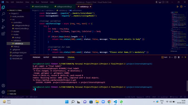 Naresh Gohil on LinkedIn: #everyone #2nd #project #apis #mongodb # ... Naresh Gohil on LinkedIn: #everyone #2nd #project #apis #mongodb # ...