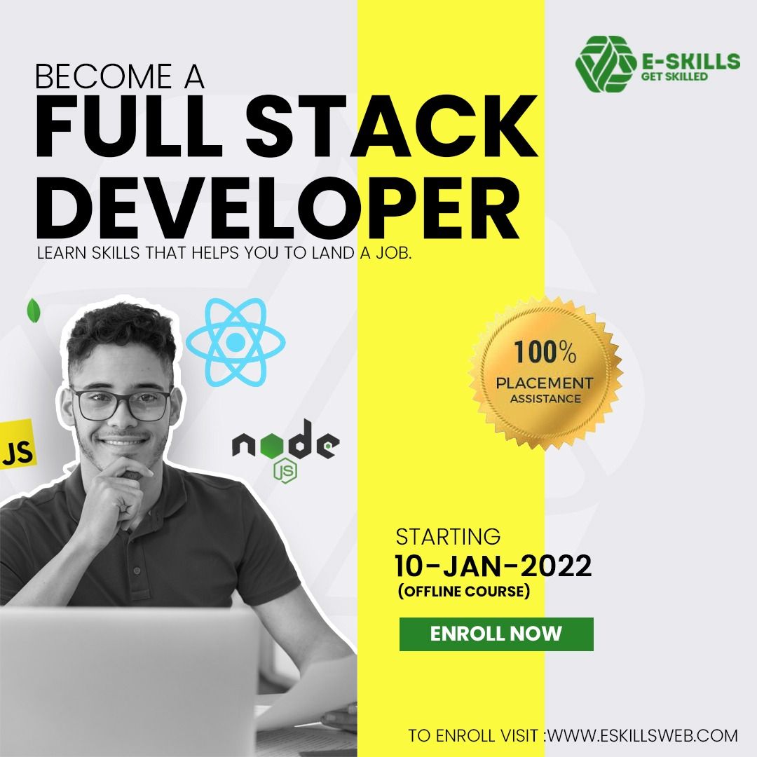 Eskills Web on LinkedIn: #fullstackdeveloper #frontenddeveloper # ... Eskills Web on LinkedIn: #fullstackdeveloper #frontenddeveloper # ...