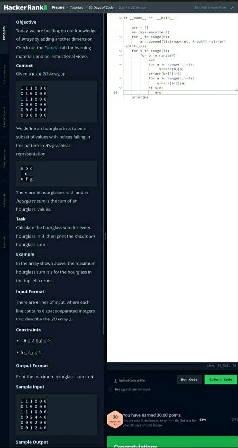 #hackerrank #coding #30daysofcode #30daysofcodechallenge #happycoding ... #hackerrank #coding #30daysofcode #30daysofcodechallenge #happycoding ...