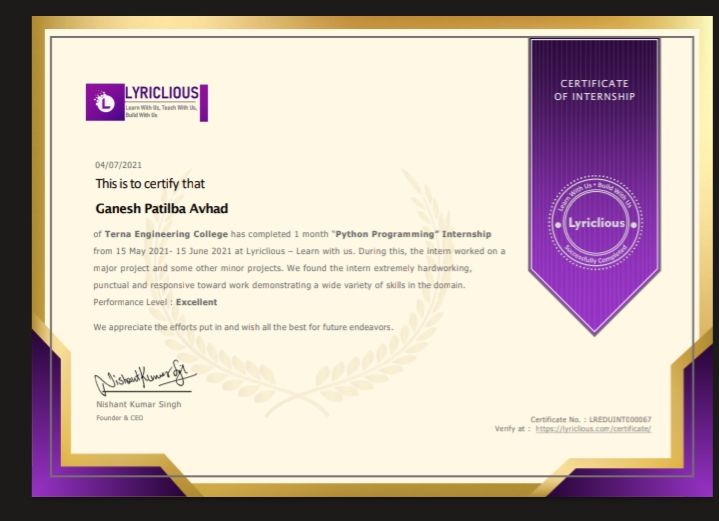 Ganesh Avhad on LinkedIn: #pythontraining #programming #python Ganesh Avhad on LinkedIn: #pythontraining #programming #python