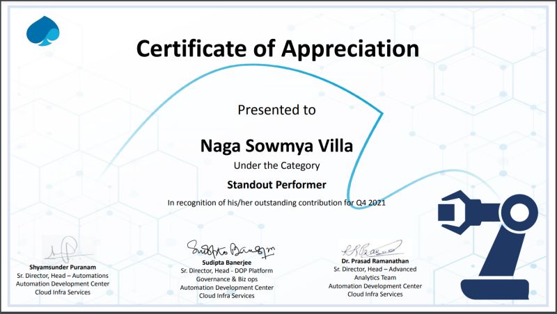 NAGA SOWMYA VILLA on LinkedIn: Thank you Capgemini NAGA SOWMYA VILLA on LinkedIn: Thank you Capgemini