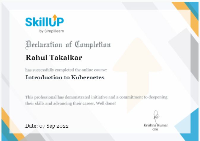 Rahul Takalkar on LinkedIn: #kubernetes #devops #docker #k8s # ... Rahul Takalkar on LinkedIn: #kubernetes #devops #docker #k8s # ...