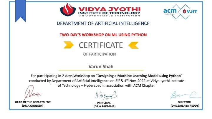 Varun Shah on LinkedIn: #python #ml Varun Shah on LinkedIn: #python #ml