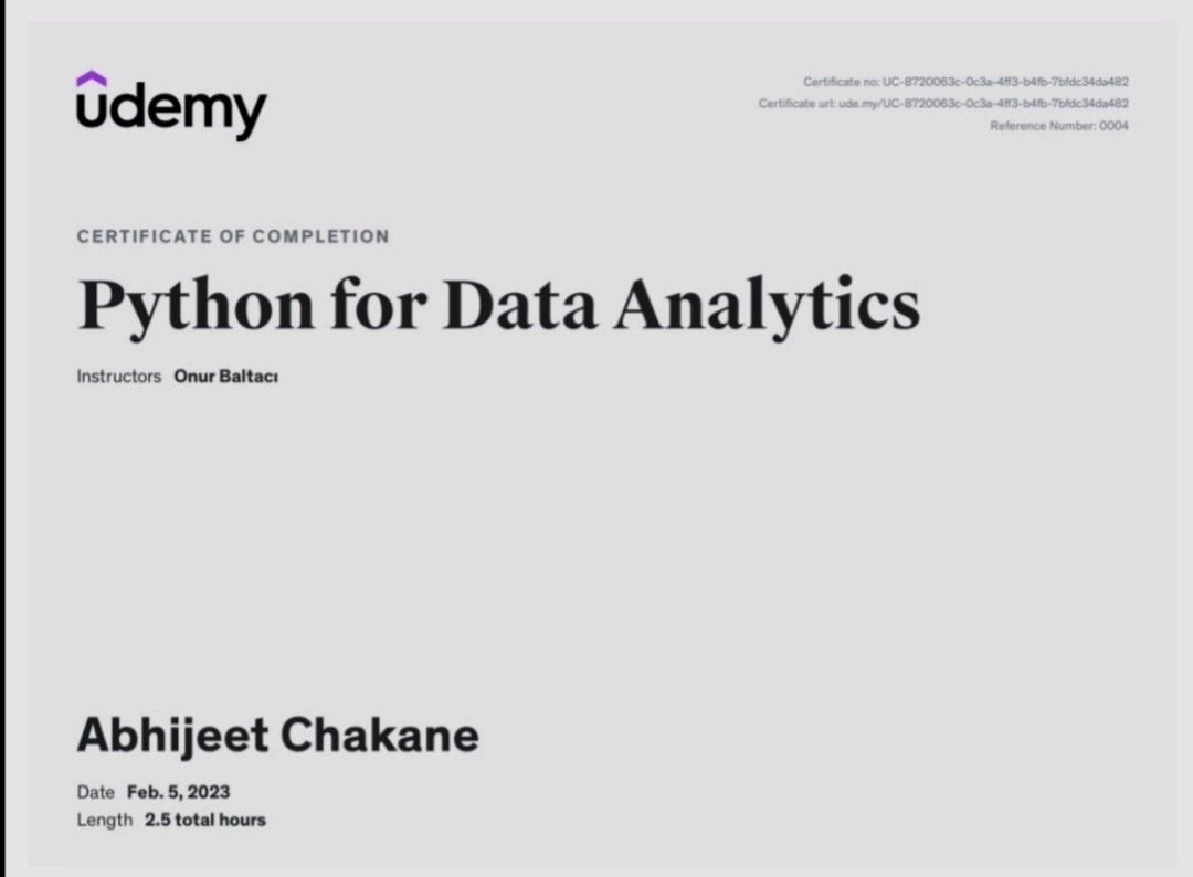 Abhijeet Chakane on LinkedIn: #python #aws #udemycourse # ... Abhijeet Chakane on LinkedIn: #python #aws #udemycourse # ...
