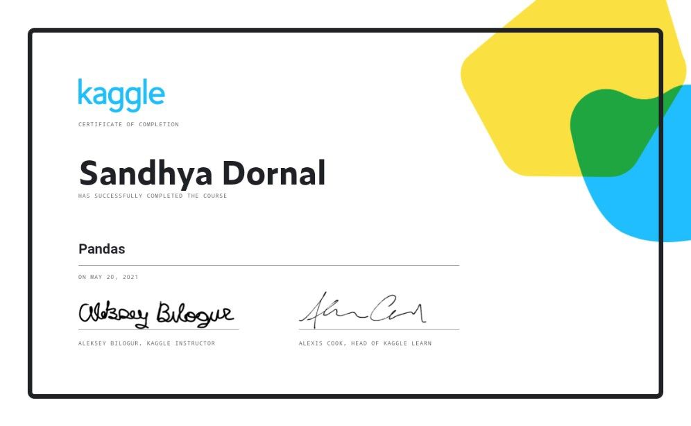 Sandhya Dornal on LinkedIn: #kaggle Sandhya Dornal on LinkedIn: #kaggle