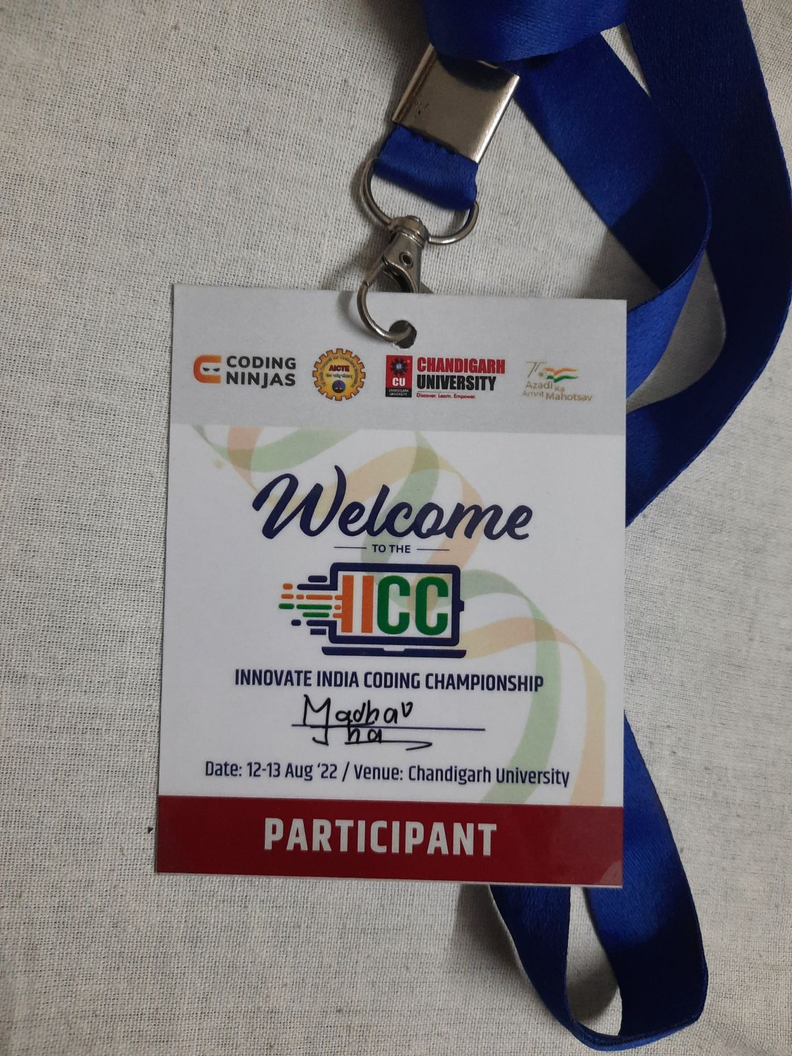 Madhav Jha on LinkedIn: #iicc #chandigarhuniversity #codingninjas # ... Madhav Jha on LinkedIn: #iicc #chandigarhuniversity #codingninjas # ...