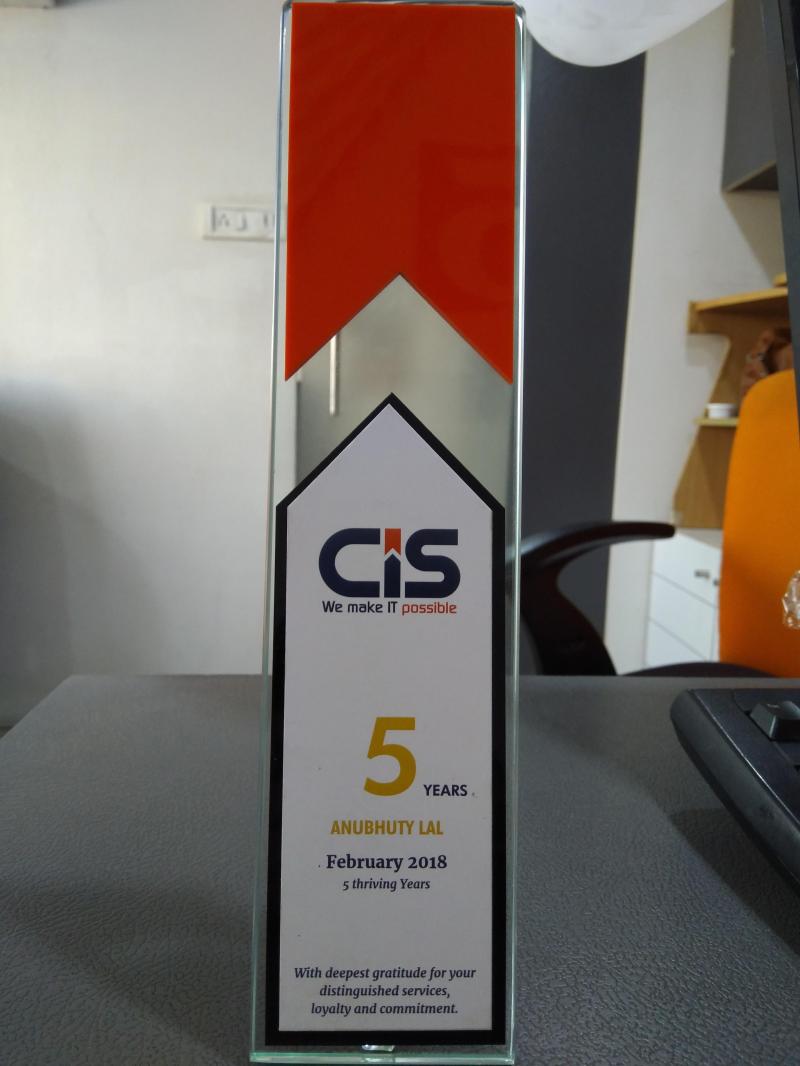 #5years@CIS. | CIS HR Anu #5years@CIS. | CIS HR Anu