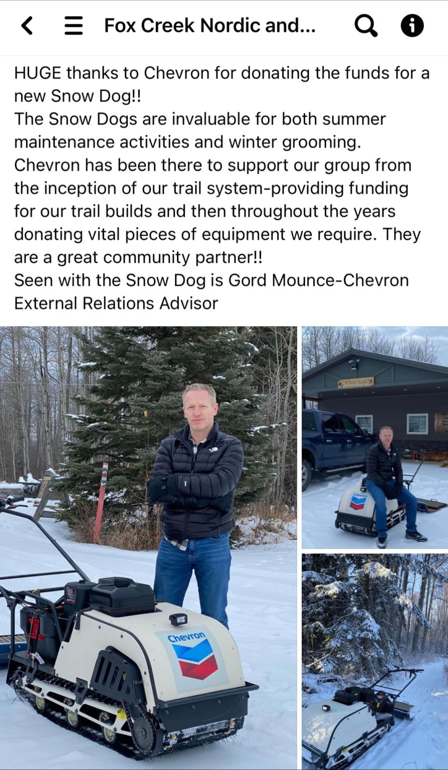 Donna Rycroft on LinkedIn: As an avid user of the trails in Fox Creek ... Donna Rycroft on LinkedIn: As an avid user of the trails in Fox Creek ...