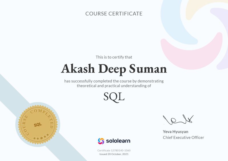 Akash Deep Suman on LinkedIn: #sql #sqlserver #sqldatabase #sqlqueries ... Akash Deep Suman on LinkedIn: #sql #sqlserver #sqldatabase #sqlqueries ...