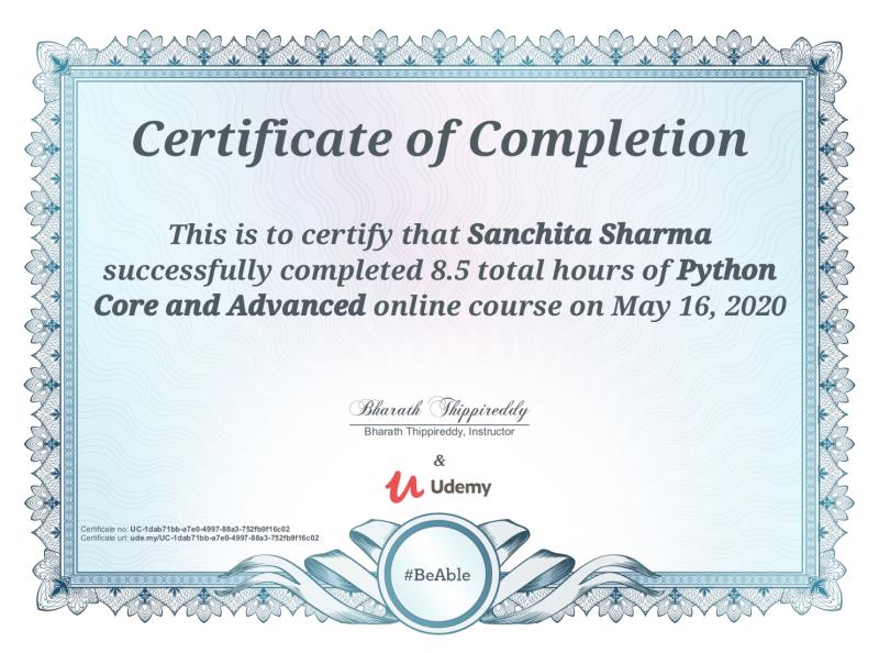 #python #python3 #pythonprogramming #udemy | Sanchita Sharma #python #python3 #pythonprogramming #udemy | Sanchita Sharma