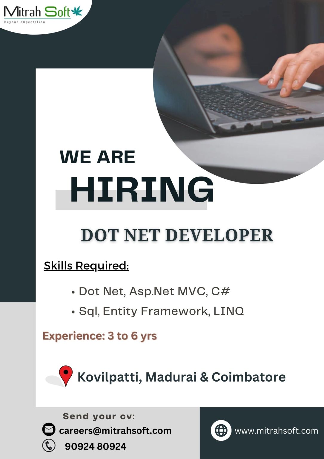Mitrahsoft Solutions Private Limited on LinkedIn: #hiring # ... Mitrahsoft Solutions Private Limited on LinkedIn: #hiring # ...