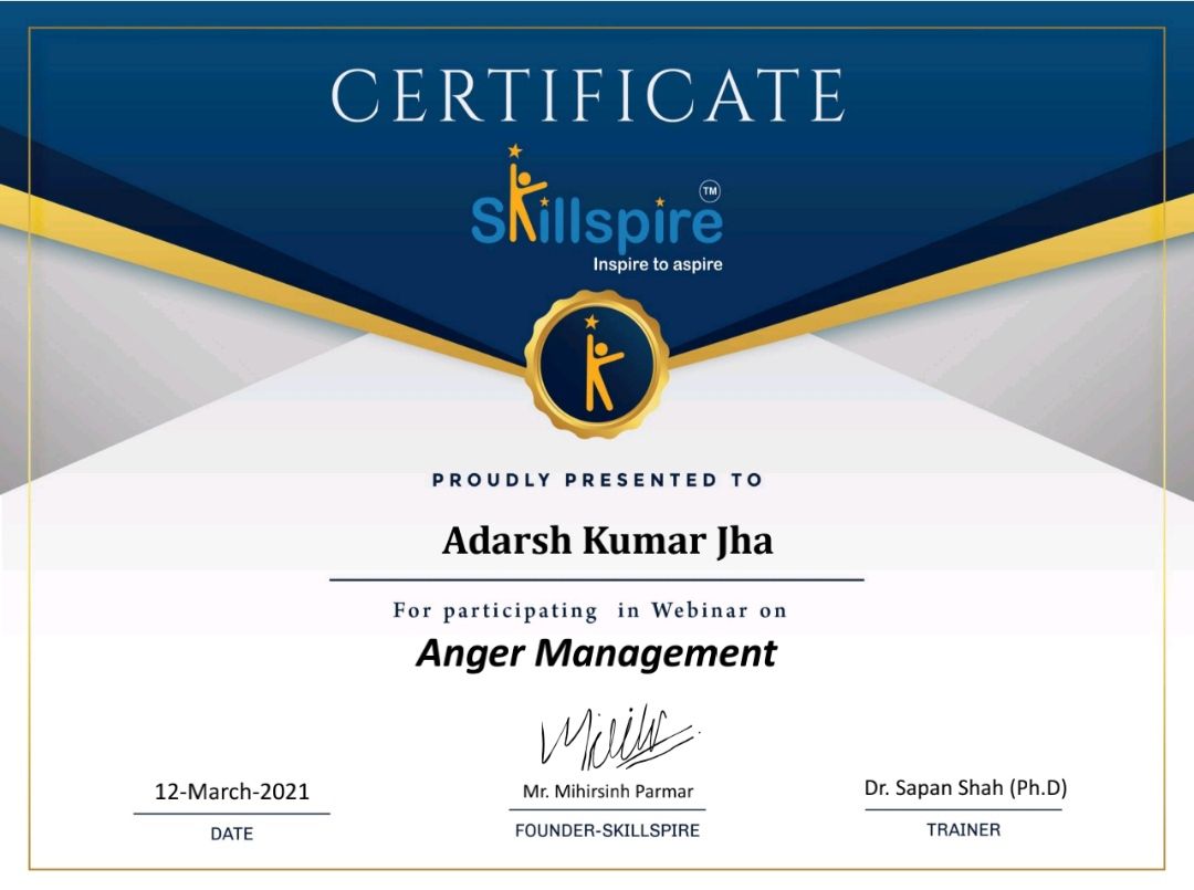#angermanagement | Adarsh kumar Jha #angermanagement | Adarsh kumar Jha