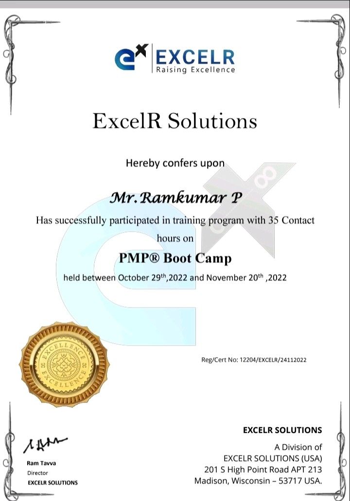 Ramkumar P posted on LinkedIn Ramkumar P posted on LinkedIn