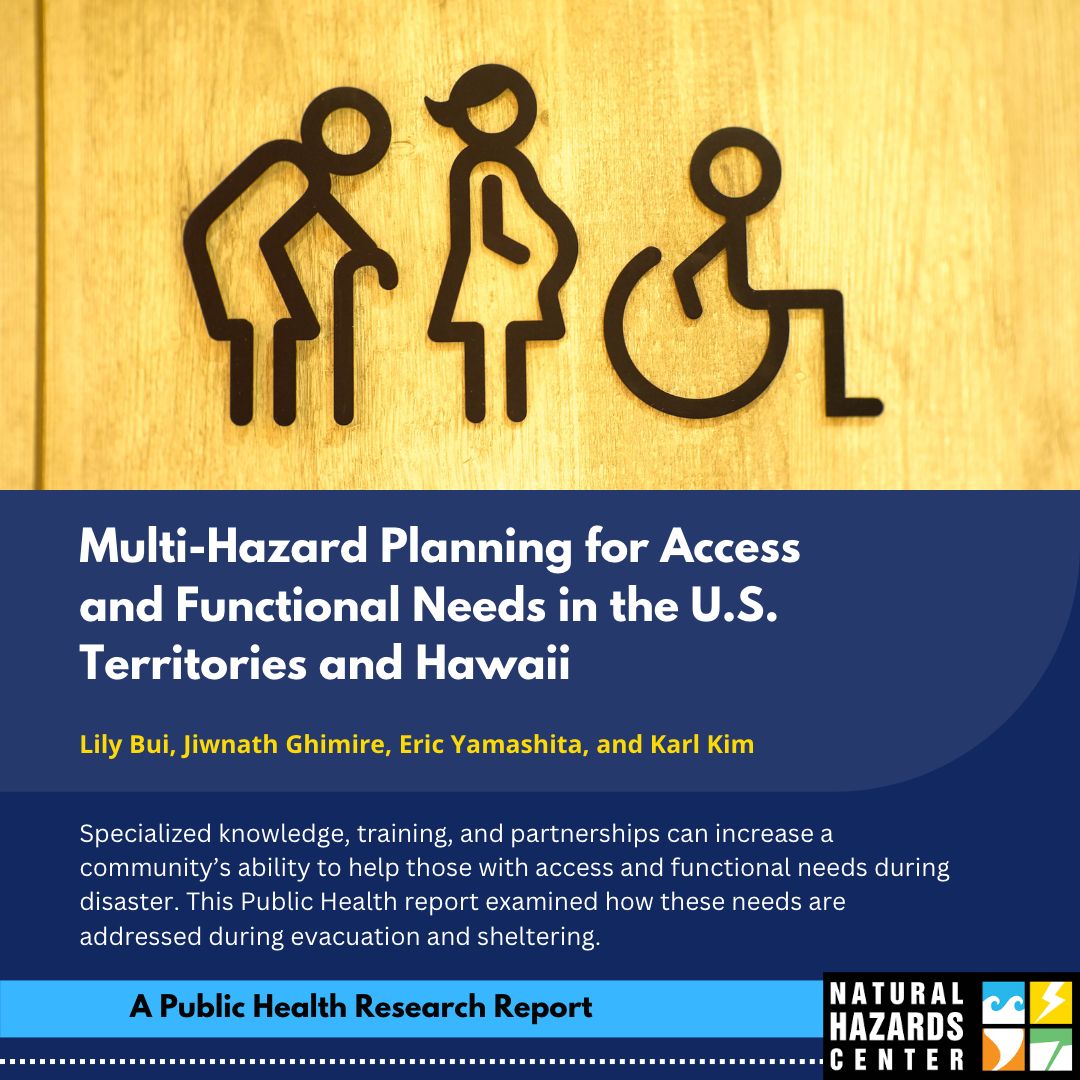 Natural Hazards Center on LinkedIn: #publichealth Natural Hazards Center on LinkedIn: #publichealth