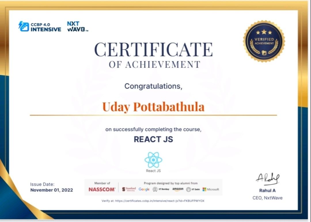 Uday Pottabathula on LinkedIn: #reactjs #reactdeveloper #html #css # ... Uday Pottabathula on LinkedIn: #reactjs #reactdeveloper #html #css # ...