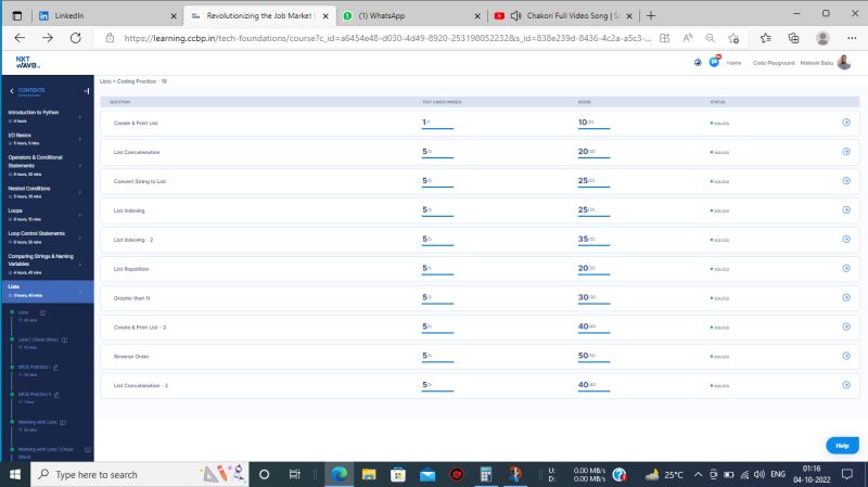 Mahesh Nagineni on LinkedIn: #day17 #50daysofcodechallenge #ccbp # ... Mahesh Nagineni on LinkedIn: #day17 #50daysofcodechallenge #ccbp # ...