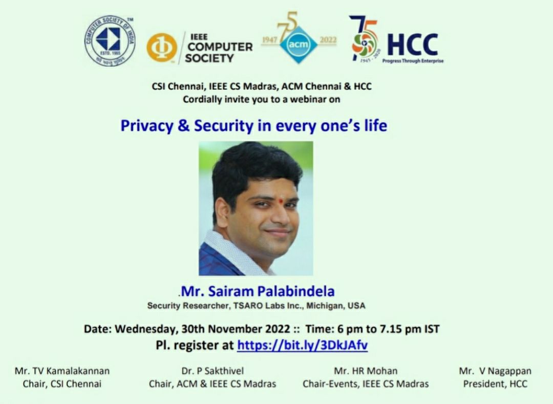 Mohan HR on LinkedIn: Forthcoming Events & Symposiums 30th Nov 2022 at ... Mohan HR on LinkedIn: Forthcoming Events & Symposiums 30th Nov 2022 at ...