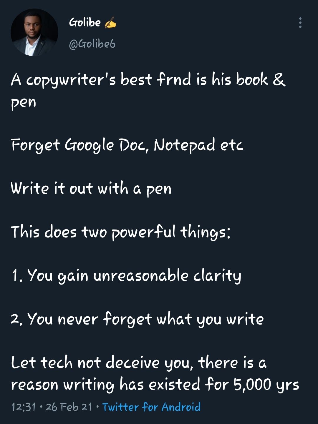 Ziggy Emmanuel on LinkedIn: #writer Ziggy Emmanuel on LinkedIn: #writer