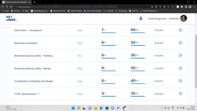 Abhishek Bojanapu on LinkedIn: #day11 #ccbp #ccbpian #nxtwave ... Abhishek Bojanapu on LinkedIn: #day11 #ccbp #ccbpian #nxtwave ...