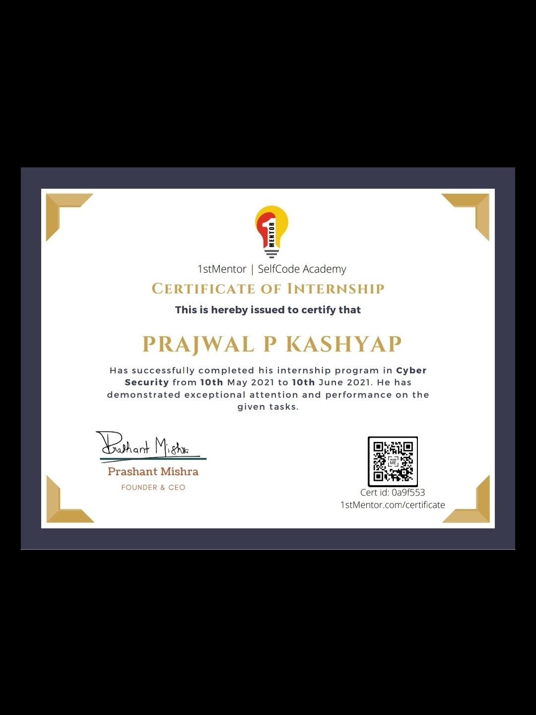 Prajwal P Kashyap on LinkedIn: #1stmentor #selfcode #learn #practice # ... Prajwal P Kashyap on LinkedIn: #1stmentor #selfcode #learn #practice # ...