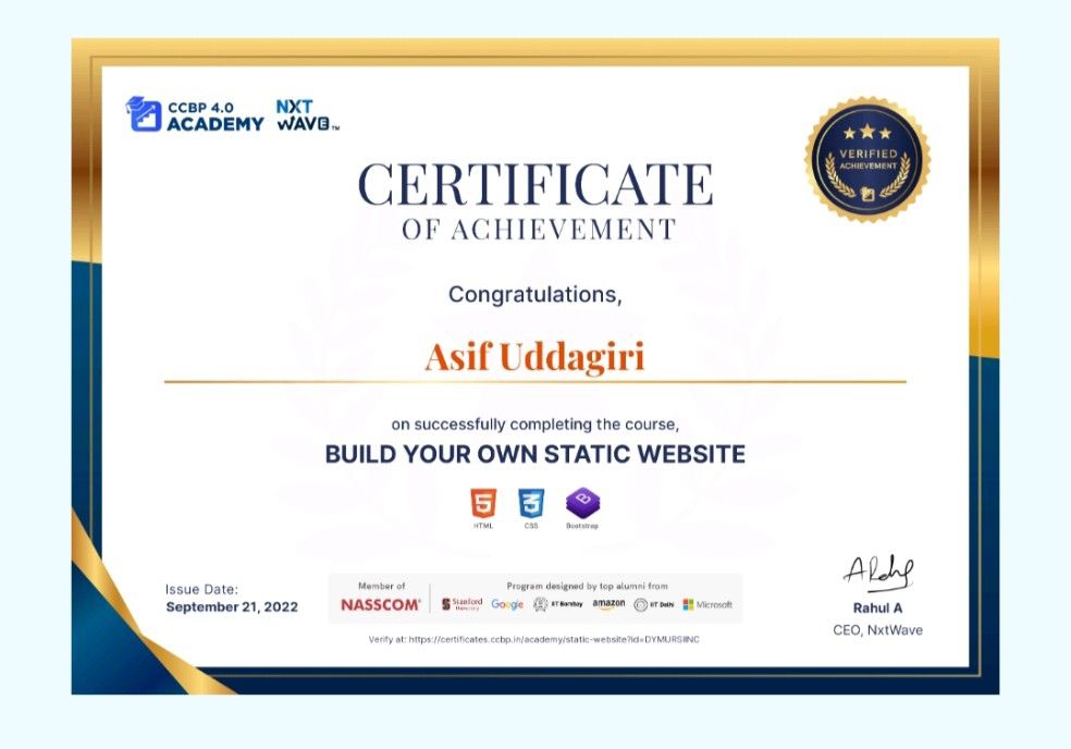 Asif Udayagiri on LinkedIn: #course #consistency Asif Udayagiri on LinkedIn: #course #consistency