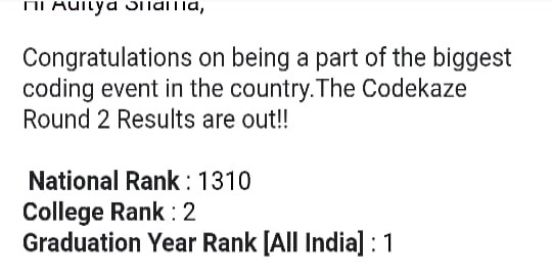 Aditya Sharma on LinkedIn: #codekaze #competitiveprogramming #coding ... Aditya Sharma on LinkedIn: #codekaze #competitiveprogramming #coding ...