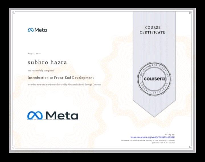 Subhro Hazra on LinkedIn: #frontenddeveloper Subhro Hazra on LinkedIn: #frontenddeveloper