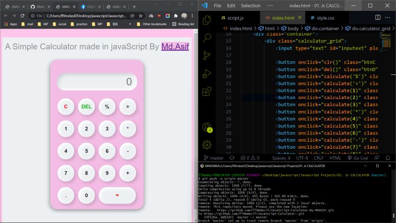 MD Asif Al Azad on LinkedIn: My first JavaScript Project - 01. A Simple ... MD Asif Al Azad on LinkedIn: My first JavaScript Project - 01. A Simple ...