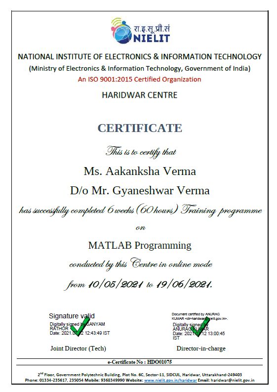 Aakanksha Verma on LinkedIn: #programming #project #electronics #matlab Aakanksha Verma on LinkedIn: #programming #project #electronics #matlab