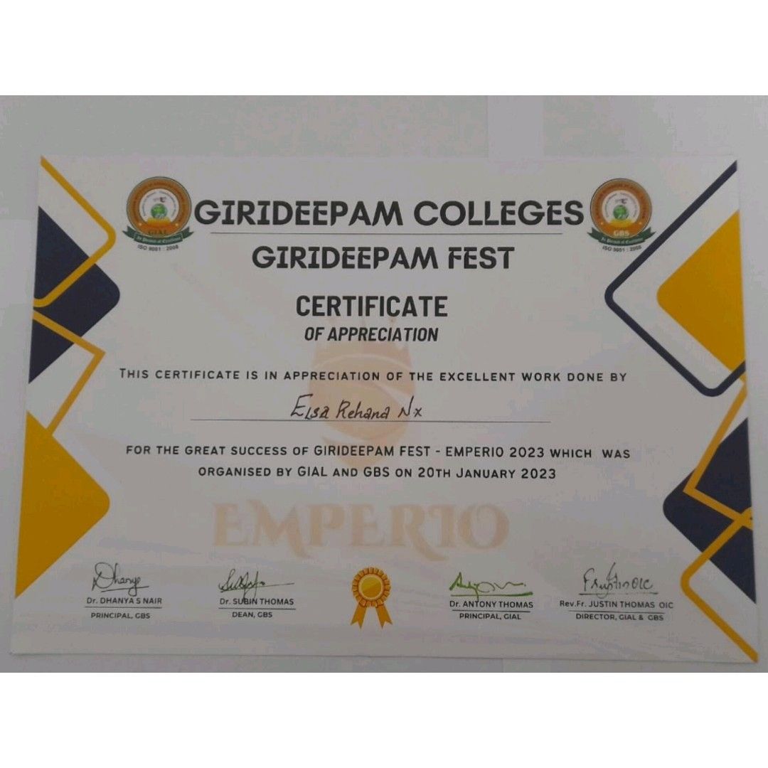 Elsa Rehana N. X on LinkedIn: #certificate Elsa Rehana N. X on LinkedIn: #certificate