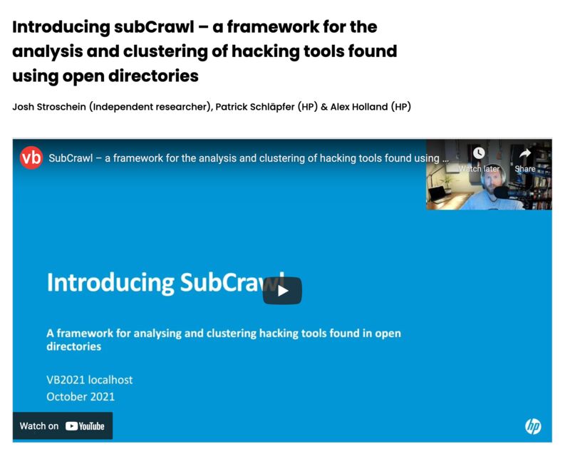 Josh Stroschein on LinkedIn: #vblocalhost #subcrawl Josh Stroschein on LinkedIn: #vblocalhost #subcrawl