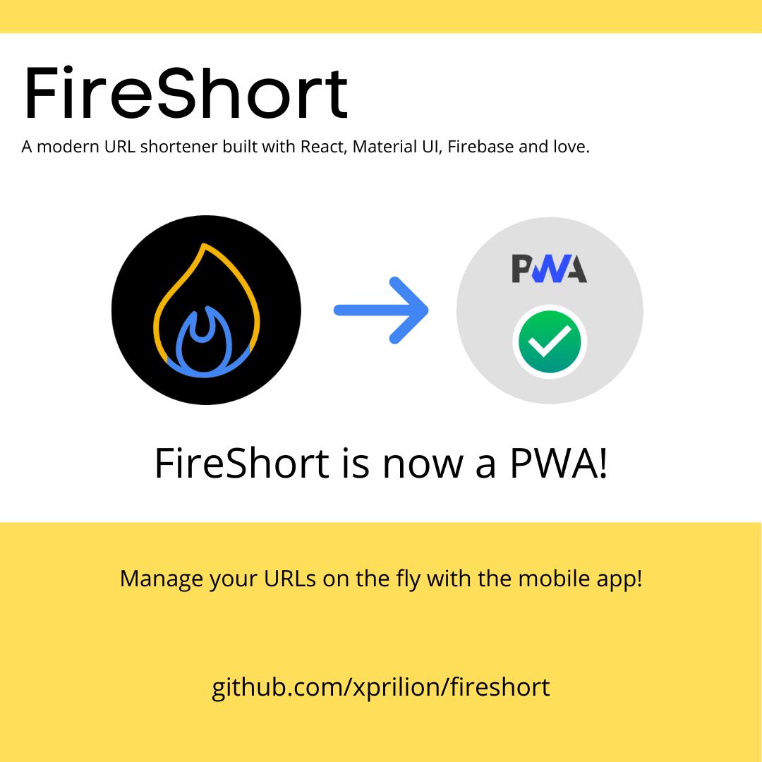 #opensource #reactjs #firebase #webapp #pwa #fireshort | Anubhav Singh #opensource #reactjs #firebase #webapp #pwa #fireshort | Anubhav Singh