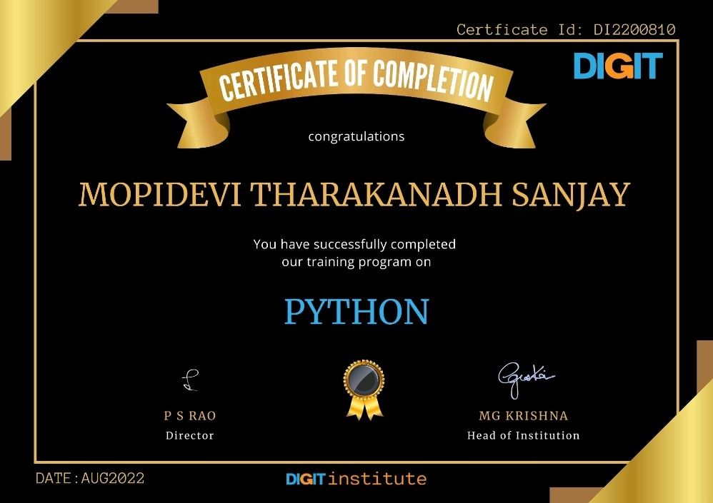 Tharakanadh Sanjay on LinkedIn: #python #pythonprogramminglanguage Tharakanadh Sanjay on LinkedIn: #python #pythonprogramminglanguage