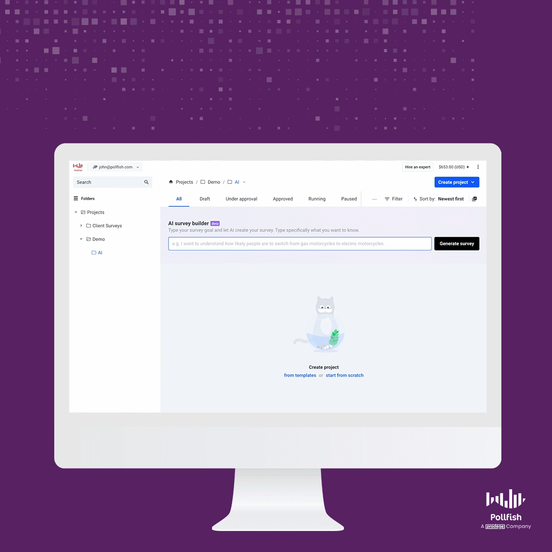 Prodege’s Pollfish Launches New AI-Enabled Survey Creation Platform ... Prodege’s Pollfish Launches New AI-Enabled Survey Creation Platform ...