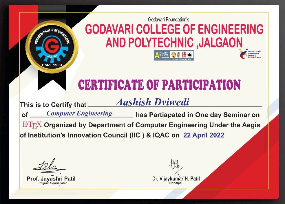 Aashish Dwivedi on LinkedIn: #latex Aashish Dwivedi on LinkedIn: #latex